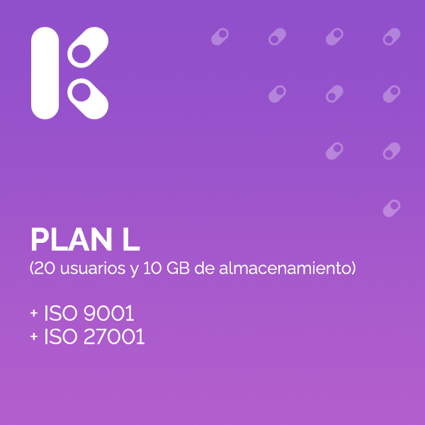 Plan L + Software ISO 9001 e ISO 27001 - Kantan Software